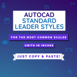 Autocad Standard Leader Styles | English Units - Jay Cad Store